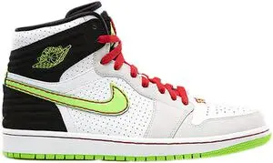 JORDAN 1 Retro High-top Sneakers - White/electric Green/black