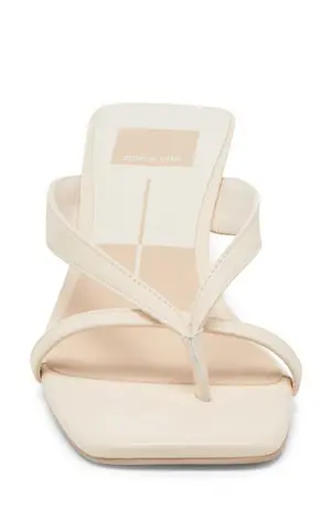 Dolce Vita Brevel Kitten Heel Flip Flop - Bone Leather