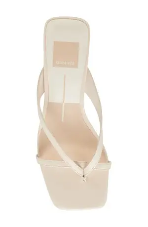 Dolce Vita Brevel Kitten Heel Flip Flop - Bone Leather