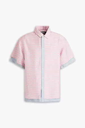 Jacquemus Melancia Gingham Jacquard Shirt