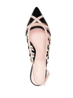 ANNA F. 60mm Leather Pumps