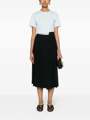 LANVIN Embroidered Logo T-shirt - Blue