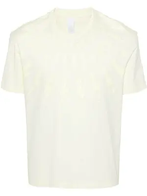 Neil Barrett Thunderbolt-print Cotton T-shirt - Yellow