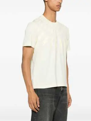 Neil Barrett Thunderbolt-print Cotton T-shirt - Yellow