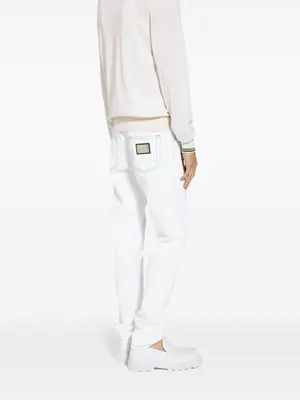 Dolce & Gabbana Regular Fit Jeans - White