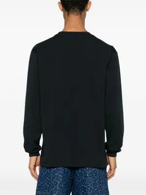Needles Butterfly-embroidered T-shirt - Black