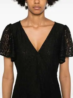 Michael Kors V-neck Lace Mini Dress