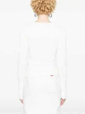 ANDREĀDAMO X Ray Knitted Cardigan