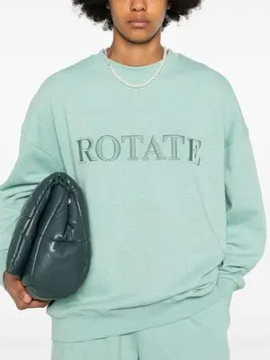 ROTATE BY BIRGER CHRISTENSEN Logo-embroidered Sweatshirt