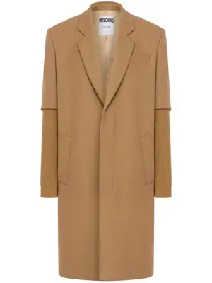 Moschino Notched-lapels Single-breasted Coat