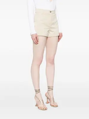 IRO PARIS Shaima Cut-out Cotton Shorts