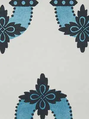 La DoubleJ Sirocco Print Off-shoulder Dress - Blue