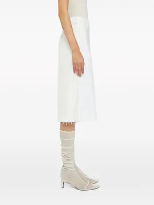 JIL SANDER Cotton Tailored Bermuda Shorts
