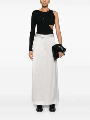 MAISON MARGIELA Satin Wrap Skirt