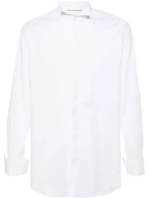 TINTORIA MATTEI 954 Pintuck-detail Buttoned Shirt