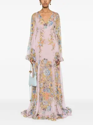 Etro Flora-print Maxi Dress