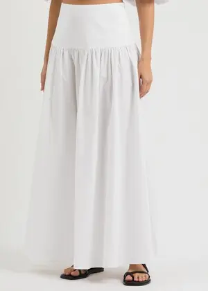 BIRD & KNOLL - Solana Cotton Maxi Skirt