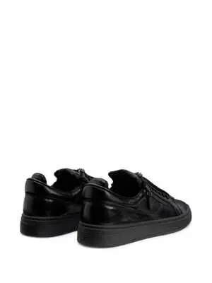 GIUSEPPE ZANOTTI Gz94 Double-zip Low-top Sneakers - Black