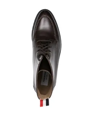 Thom Browne Wingtip Leather Boots - Brown