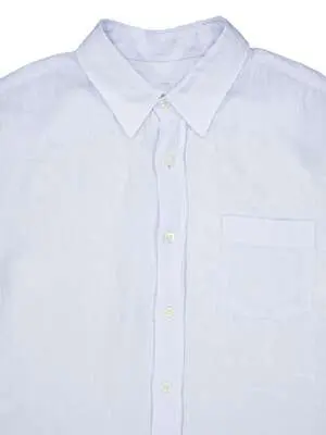 120% Lino Linen Shirt - Blue