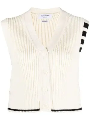 Thom Browne V Neck Outerwear For Women