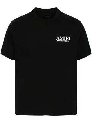 Amiri Bones Stacked Cotton T-shirt - Black