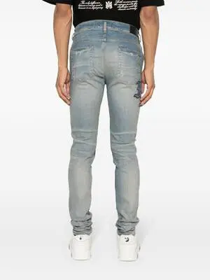 Amiri Distressed Skinny Jeans