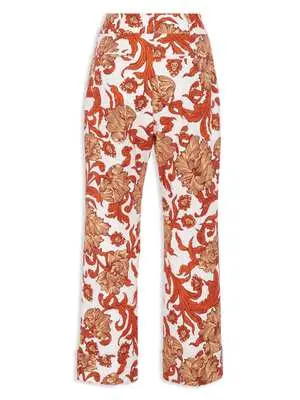 La DoubleJ Hendrix Cropped Trousers - White