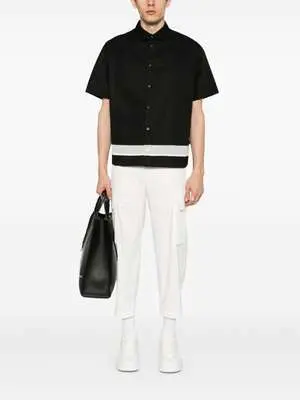 Neil Barrett Tapered Cargo Trousers - White