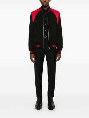 Alexander McQueen Two-tone Reversible Bomber Jacket