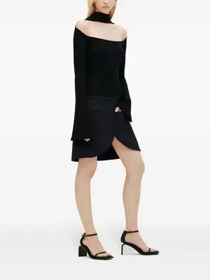COURREGES Cut-out Ribbed Jumper
