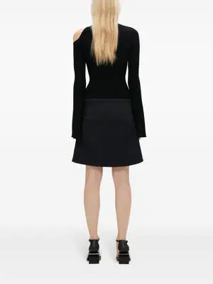 COURREGES Cut-out Ribbed Jumper