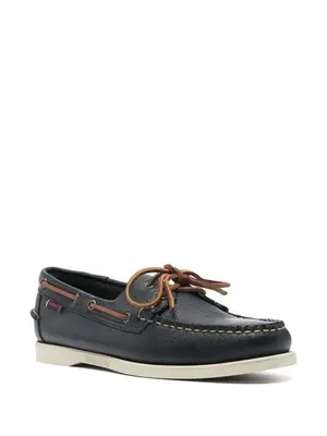 SEBAGO Portland Martellato Leather Boat Shoes