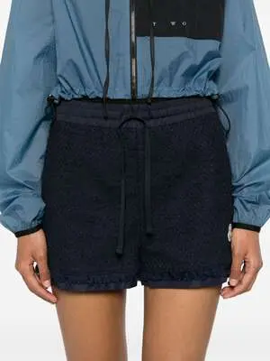 Moncler Logo-patch Tweed Shorts