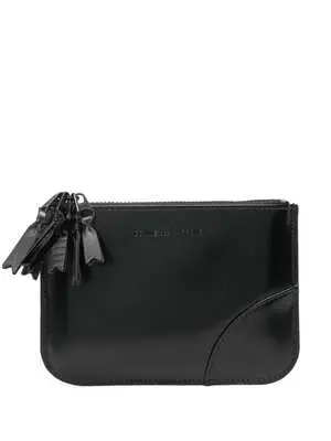 Comme Des Garçons Zipper Medley Leather Wallet - Black