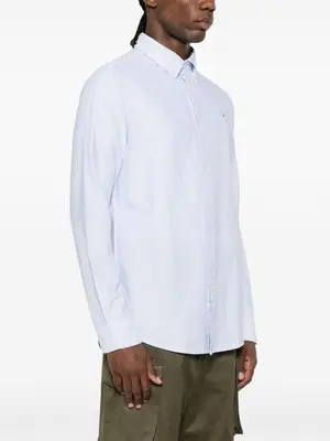 Barbour Logo-embroidered Striped Shirt