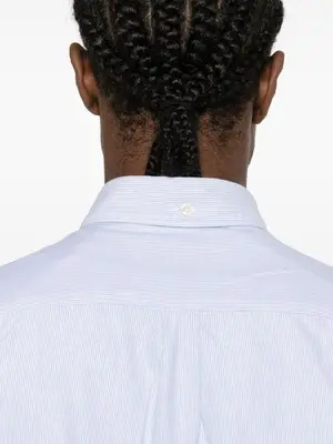 Barbour Logo-embroidered Striped Shirt