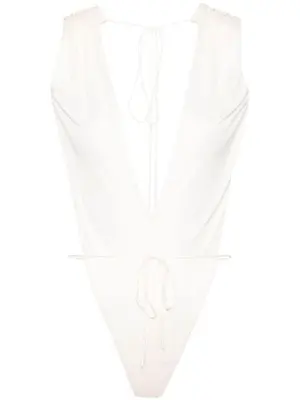 Saint Laurent Plunging V-neck Body