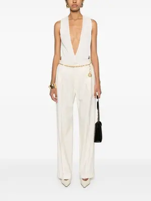 Saint Laurent Plunging V-neck Body