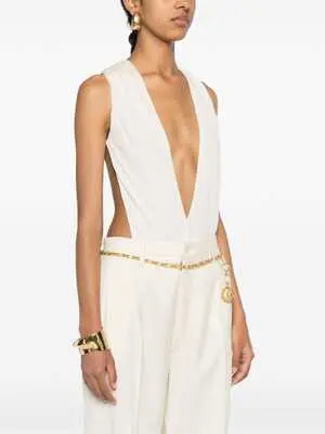 Saint Laurent Plunging V-neck Body