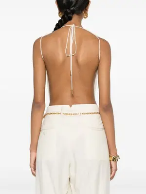 Saint Laurent Plunging V-neck Body
