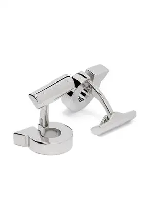 FERRAGAMO Gancini Polished Cufflinks - Silver