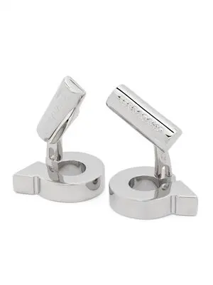 FERRAGAMO Gancini Polished Cufflinks - Silver