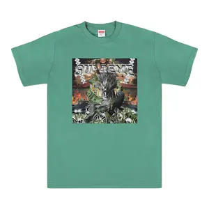 Supreme Dragon Tee 'dusty Teal' Teal