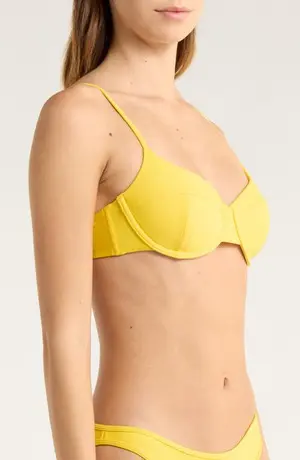 Ramy Brook Mona Underwire Bikini Top - Sunglow