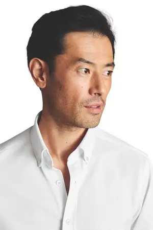 CHARLES TYRWHITT Four-way Stretch Button Down Jersey Shirt - White