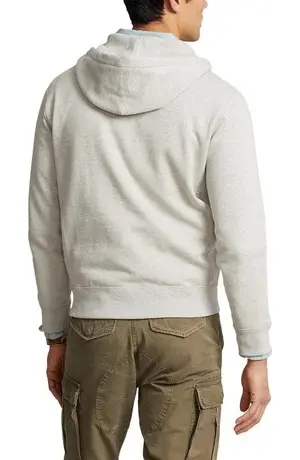 Polo Ralph Lauren Cotton Blend Fleece Zip-up Hoodie - Light Sport Heather