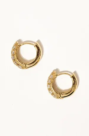 CHILD OF WILD Honey Glow Huggie Hoop Earrings