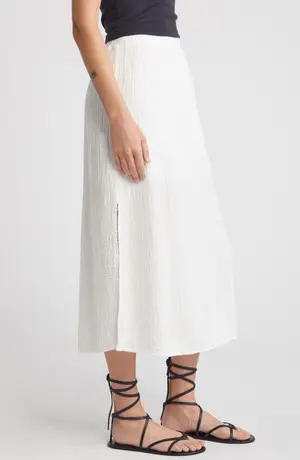 Rails Soraya Cotton Gauze Midi Skirt