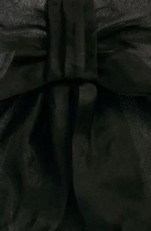 BODE Sheer Silk Organza Bow Barrette